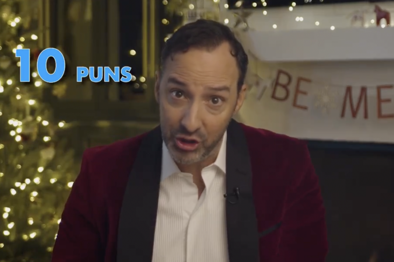 Red Nose Day: Tony Hale's Christmas Tree Puns | Comic Relief US | Bex ...